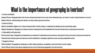 Geography of Tourism: GIS and Tourist Map | PPT