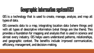 Presentation on Geography of Tourism: GIS and Tourist Map By Md ...