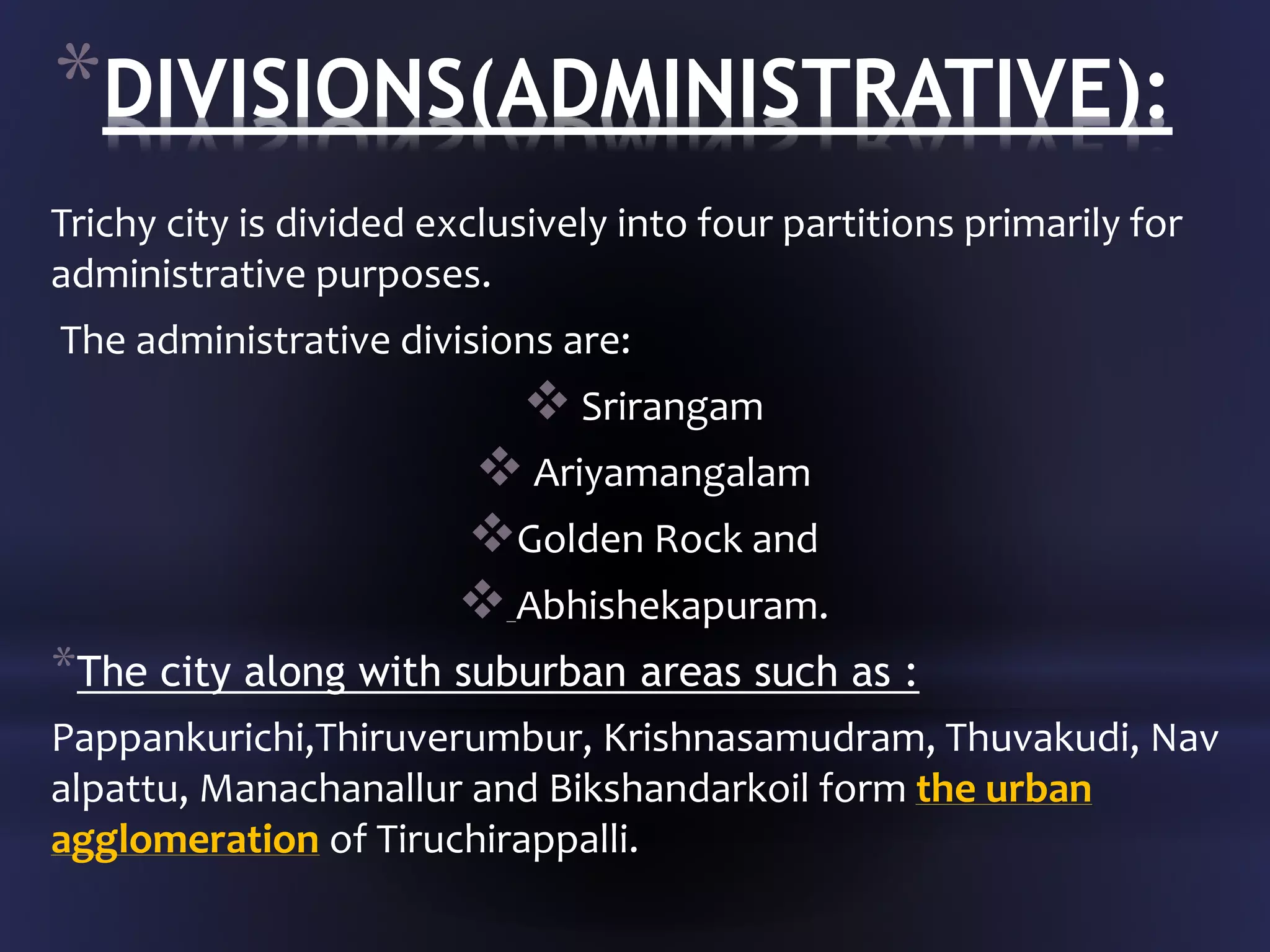Geography of Tiruchirappalli | PPTX