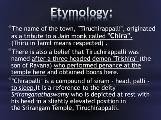 Geography of Tiruchirappalli | PPTX