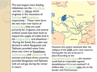 geography of uzbekistanasgmdmdrfmmddryydd | PPT