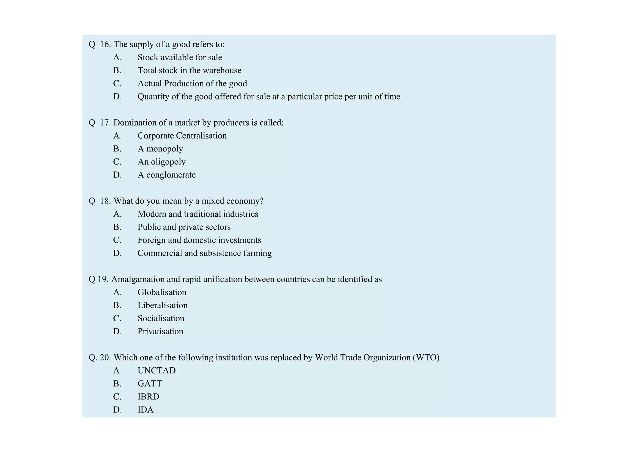 Geography of World Economy (16GEO2C1) | PPT