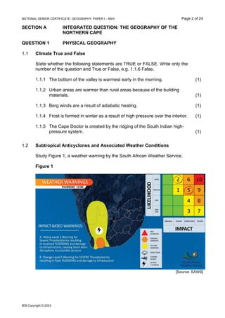 Geography P1 May 2023.pdf fgjdffghhfghfghdfhgf | PDF