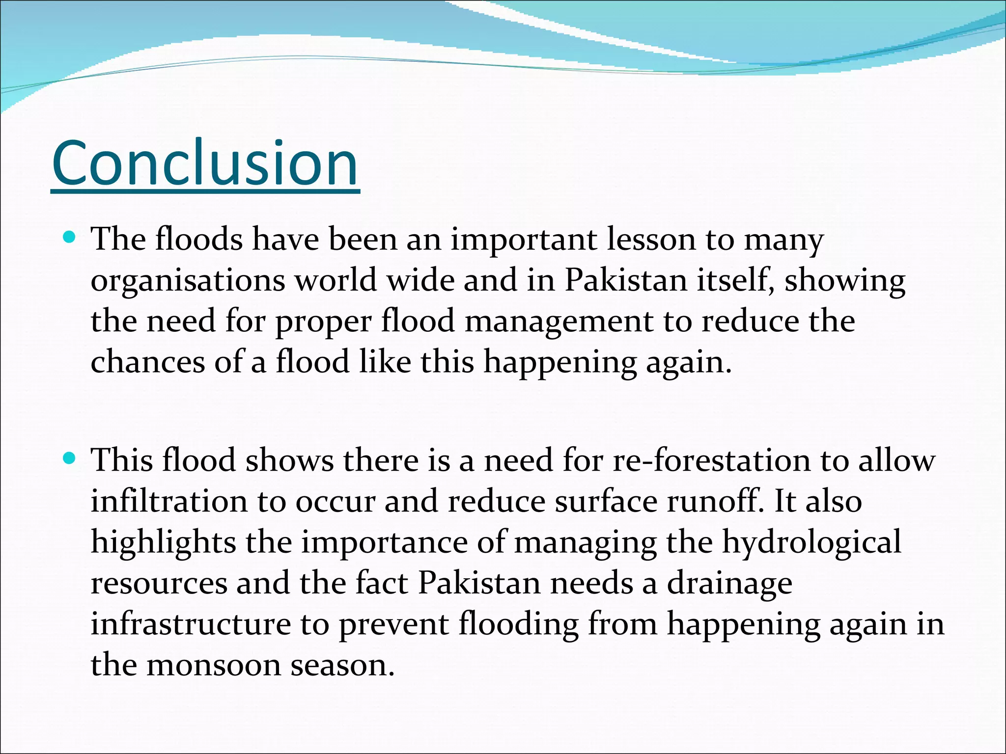 Geography powerpoint july pakistan floods | PPT