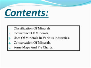MINERAL AND ENERGY RESOURCES | PPT