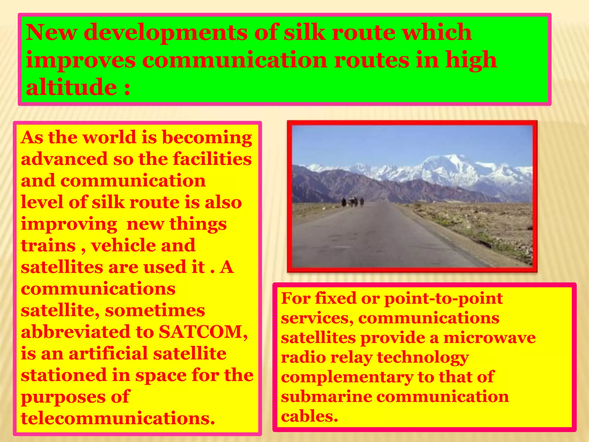 Geography ppt silk road | PPTX