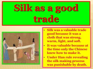 Geography ppt silk road | PPTX