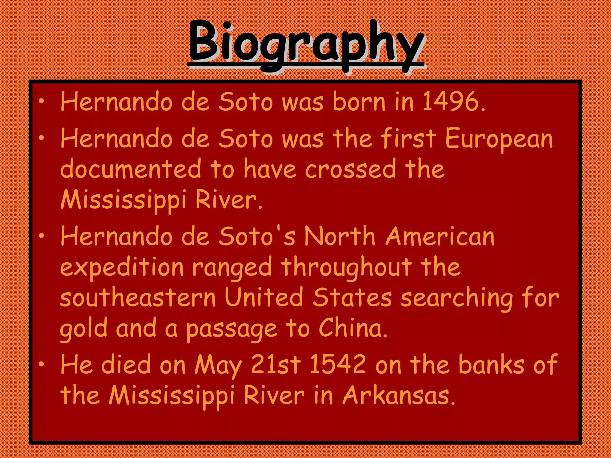 Hernando de Soto | PPT