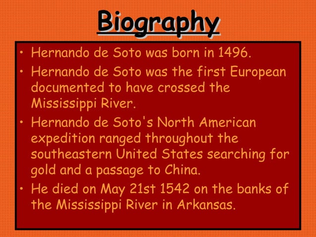 Hernando de Soto | PPT