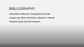 Geography project | PPTX