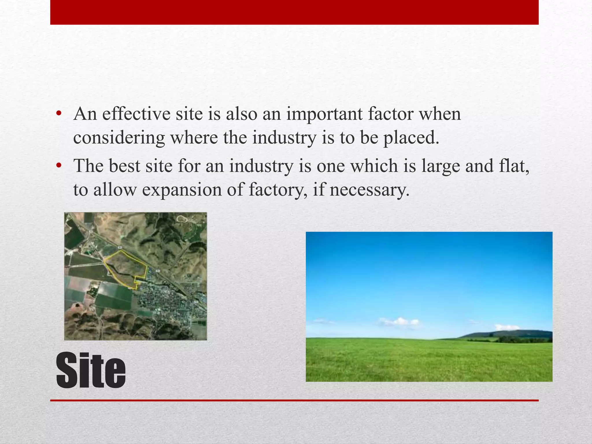 Location of Industries | PPTX