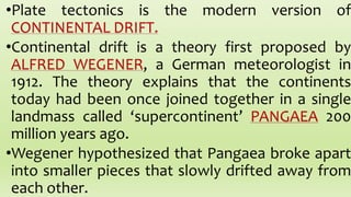 PLATE TECTONICS | PPTX