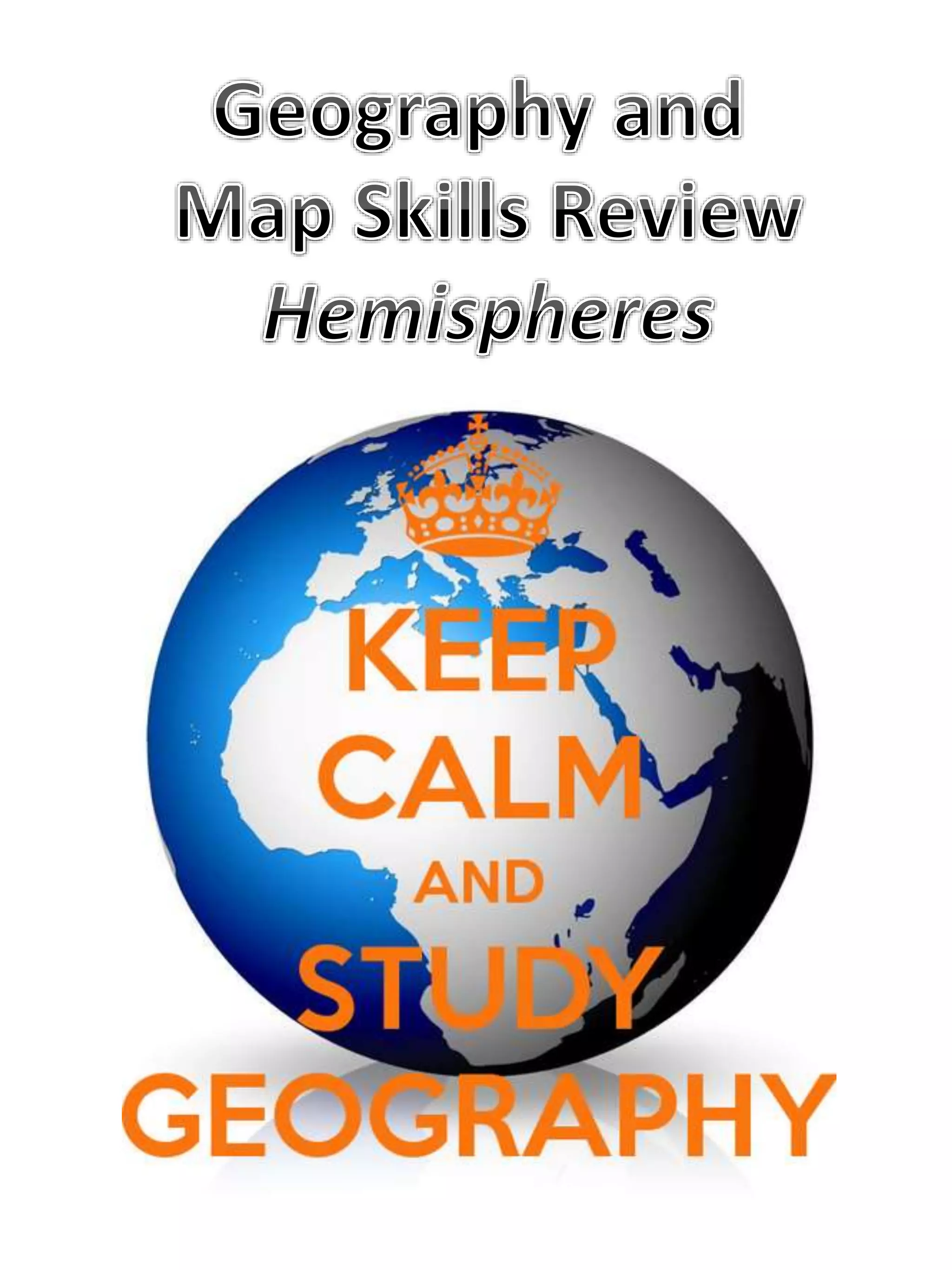 Geography review hemispheres | PDF