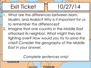 World Geography: Sample PowerPoint | PPT