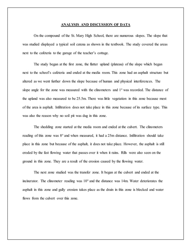 Geography CSEC SBA | DOCX | Geography | Science