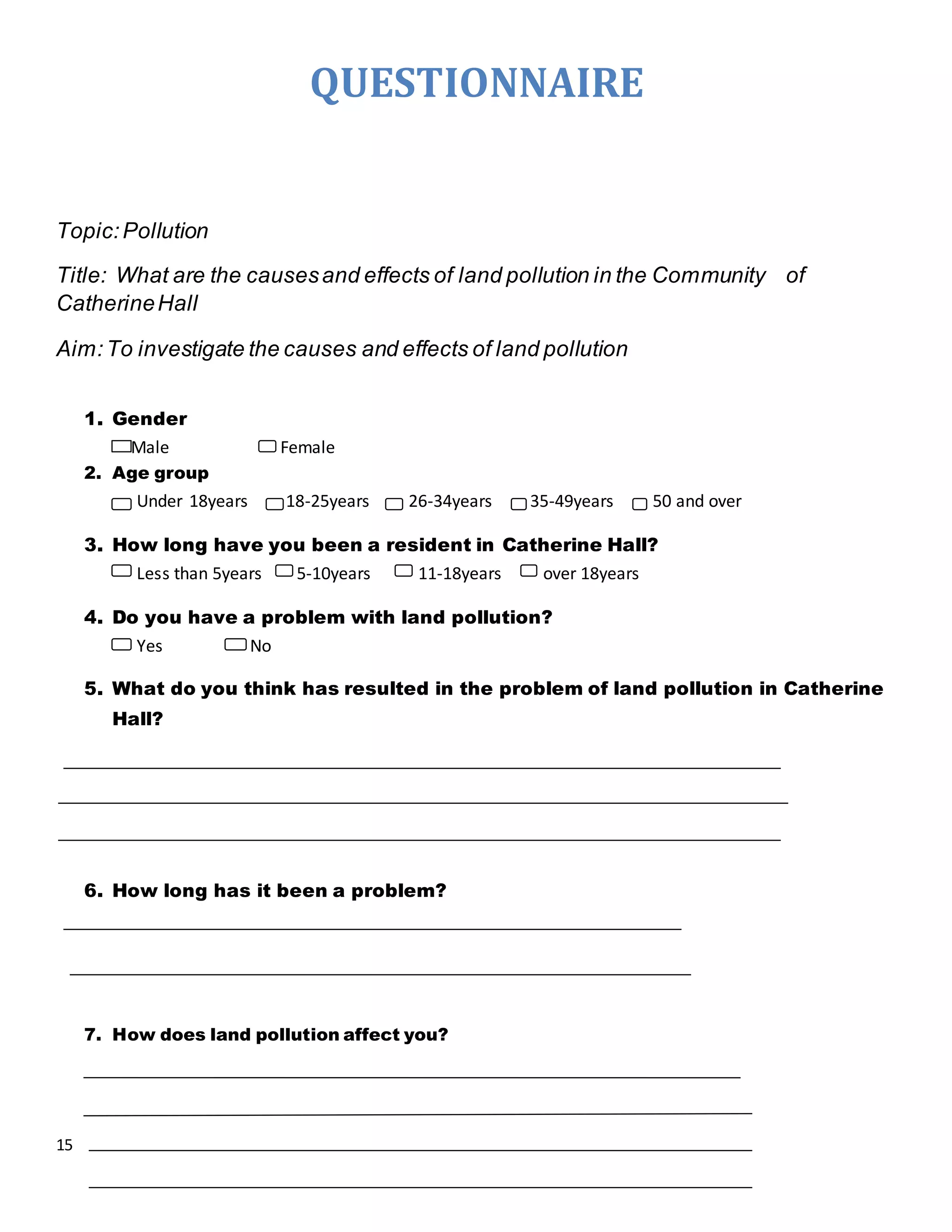 Geography sba | DOCX