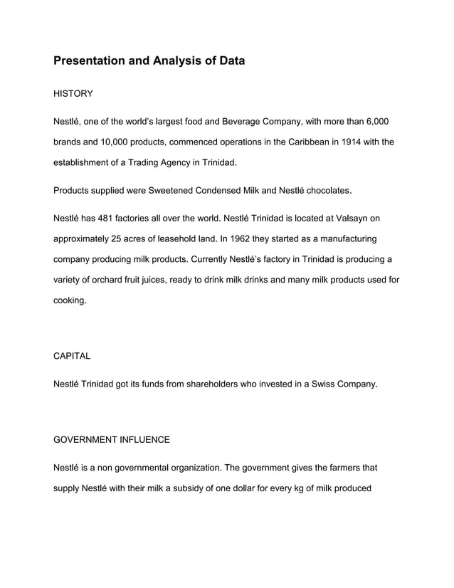 Geography sba sample | DOCX | Agriculture | Industries