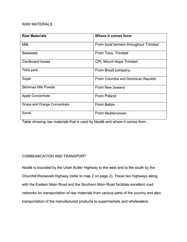 Geography sba sample | DOCX | Agriculture | Industries