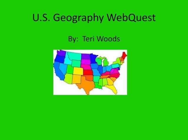 Geography scavenger hunt | PPTX