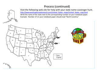 Geography scavenger hunt | PPTX