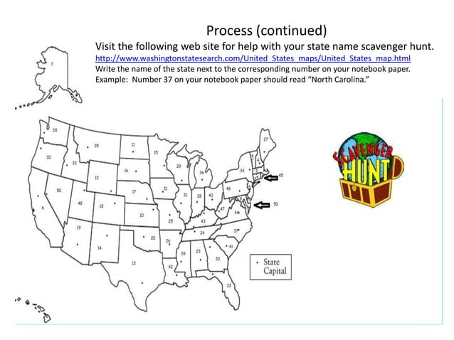 Geography scavenger hunt | PPTX