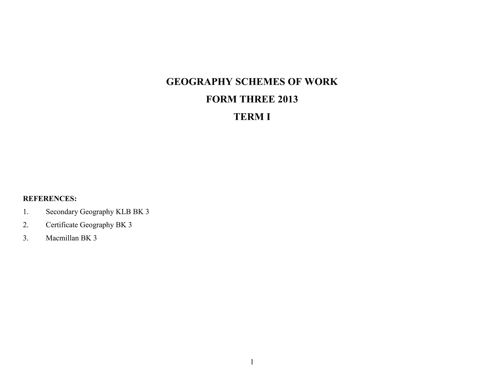 Geography Scheme Form 3.doc