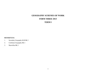 Geography Scheme Form 3.doc