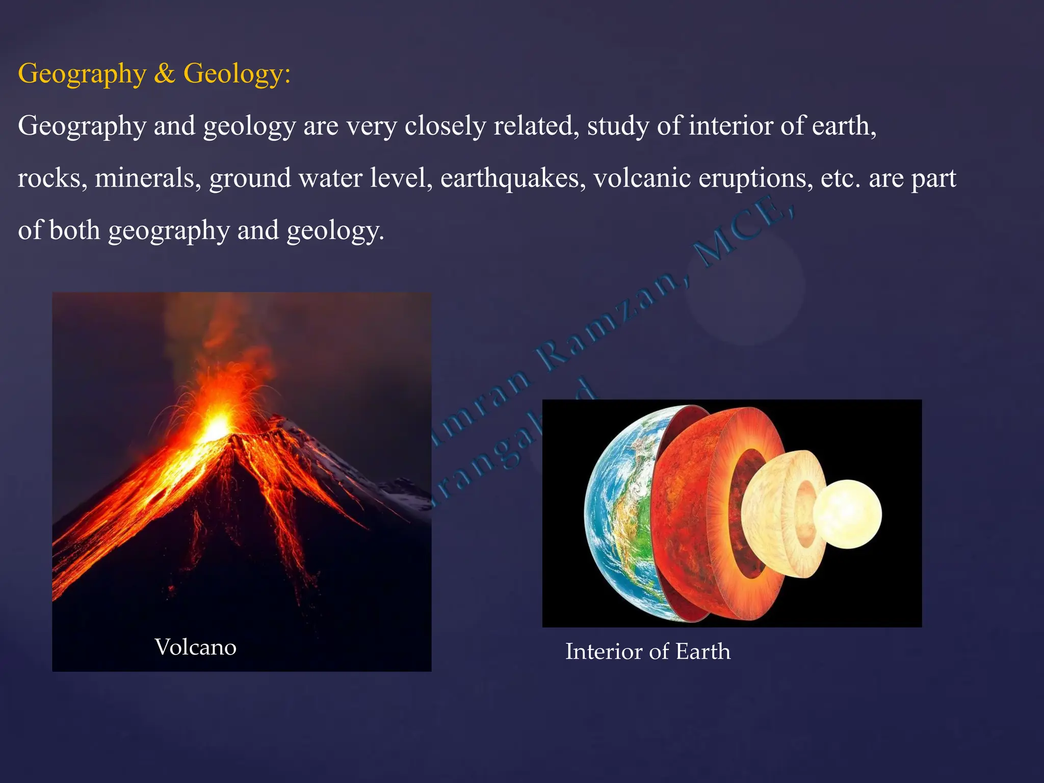 B.Ed. First Yr. Sem. II Unit 1C Correlation of Geography with other ...