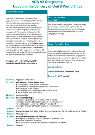 Geography teacher | PDF