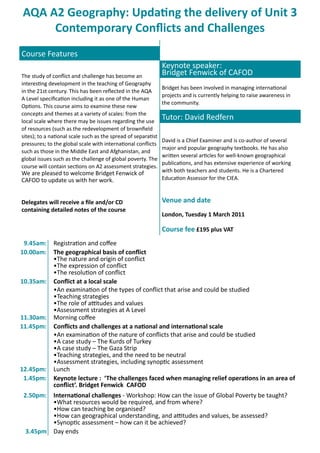 Geography teacher | PDF