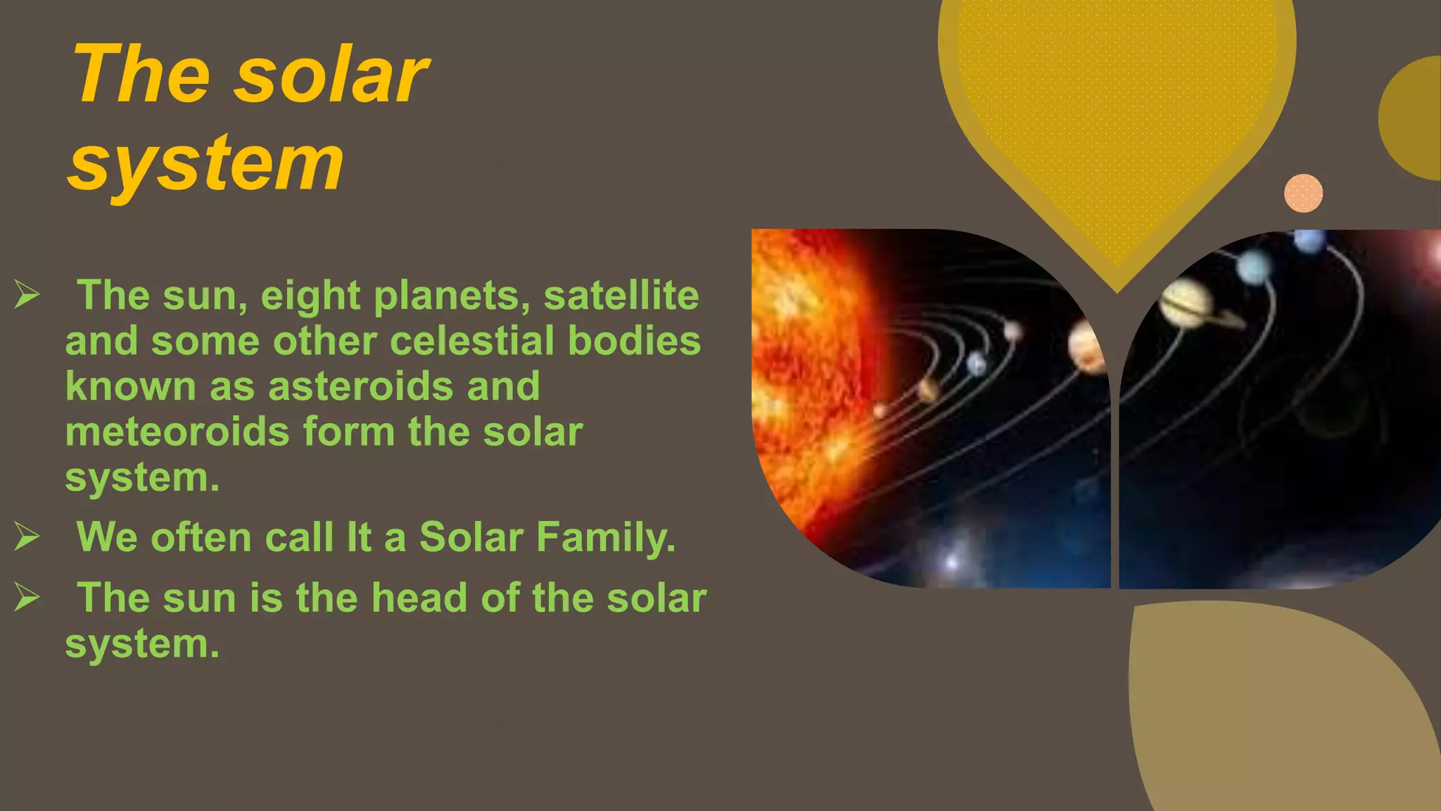 Geography – the earth in our solar system | PPTX
