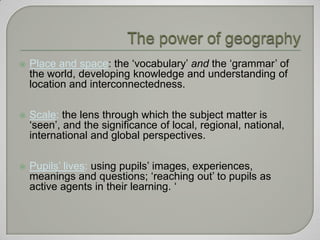 Geography and the Global Dimension | PPTX
