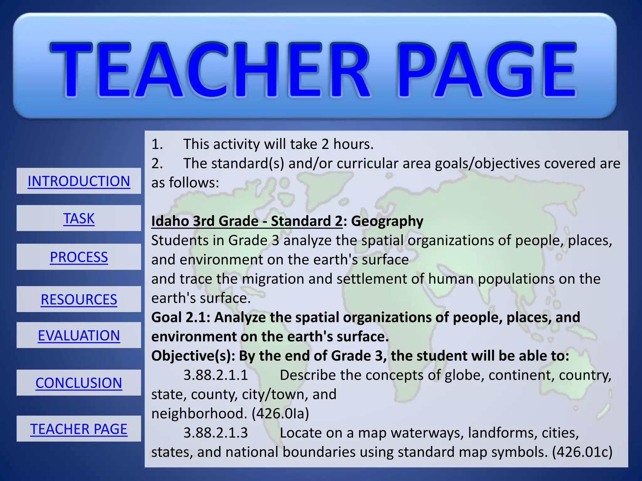 Geography webquest | PPT
