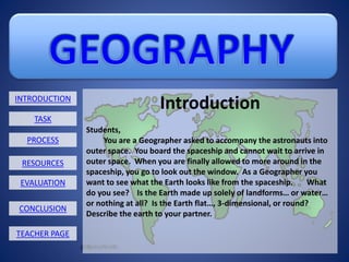 Geography webquest | PPT