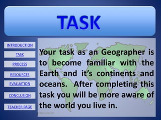 Geography webquest | PPTX