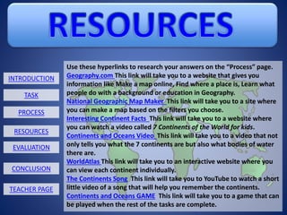 Geography webquest | PPTX