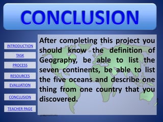 Geography webquest | PPT