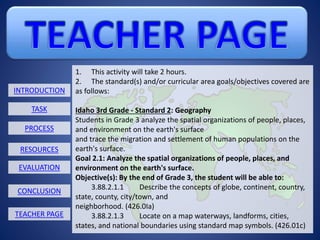 Geography webquest | PPT