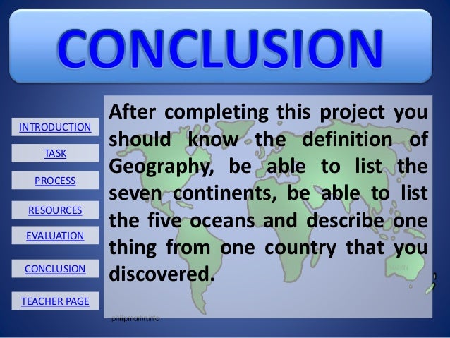 Geography webquest Geography webquest