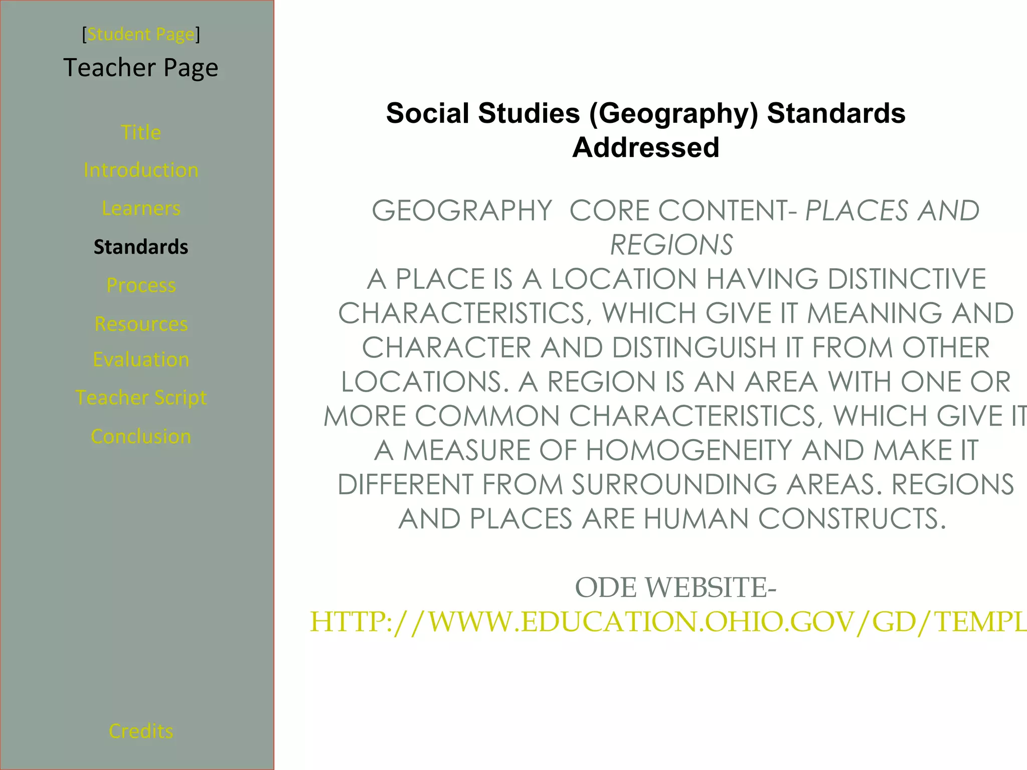 Geography Webquest | PPT