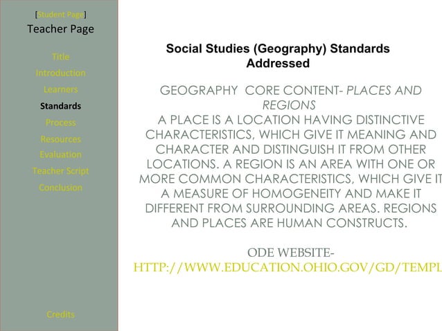 Geography Webquest | PPT