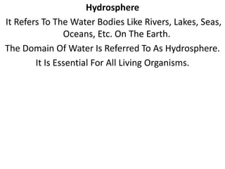 Geograpphy our environment | PPT