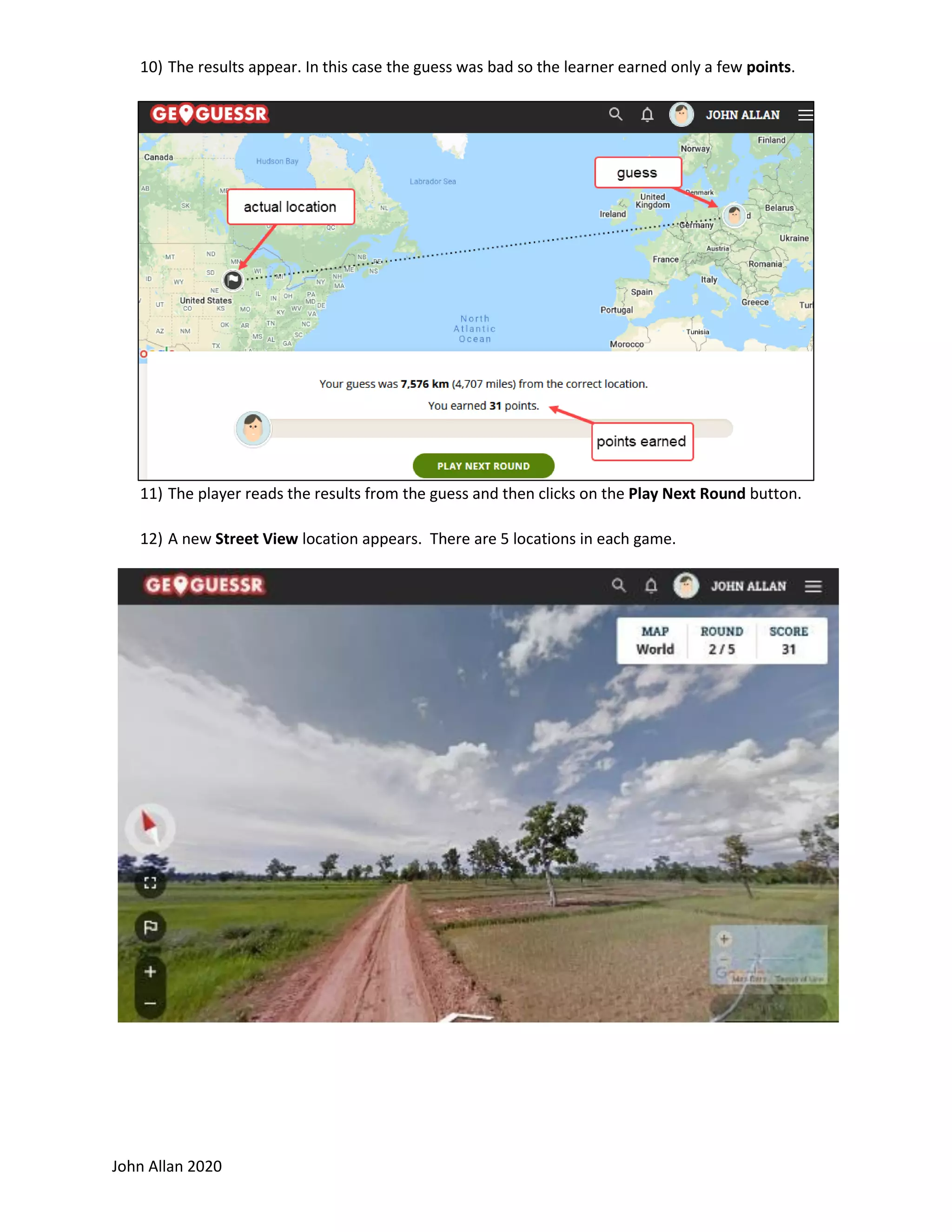 Playing Geoguessr | PDF