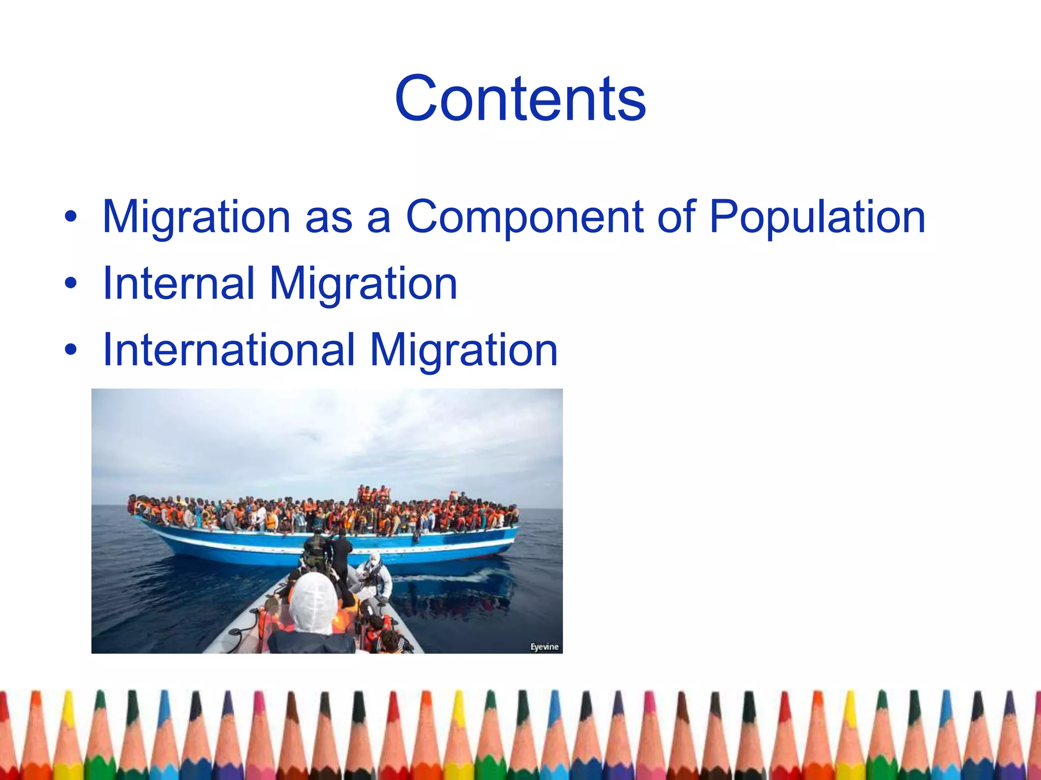 AS Level Human Geography - Migration of Population | PPTX