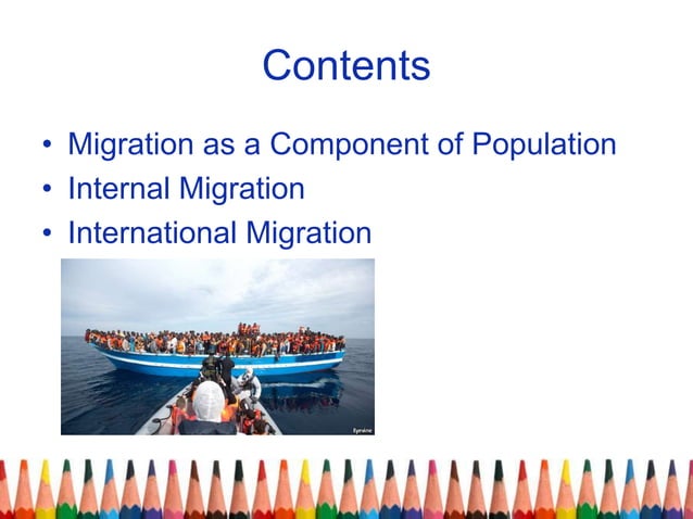 AS Level Human Geography - Migration of Population | PPTX