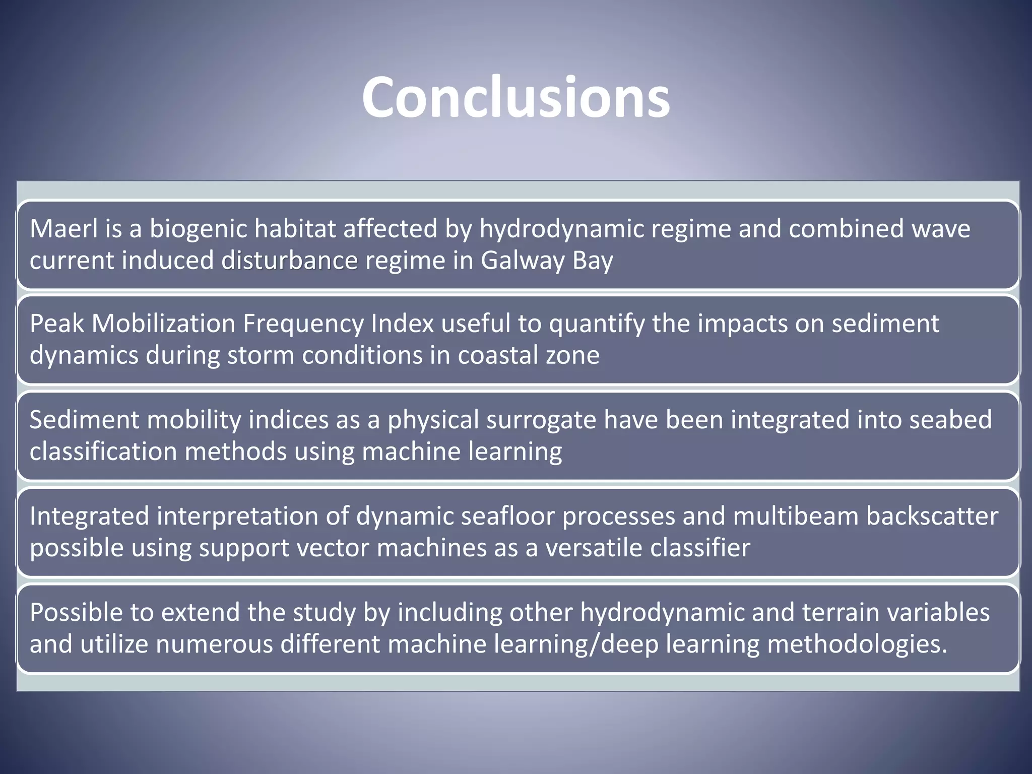 Integrating sediment dynamics into habitat mapping approaches using ...