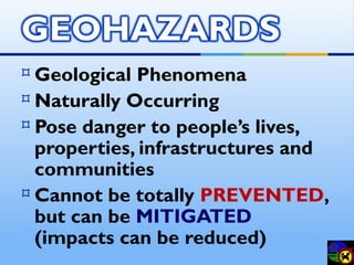 Geohazards gmap yes camp | PPT