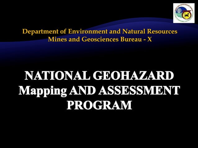 Geohazard in Disaster Risk Reduction Management. | PPT