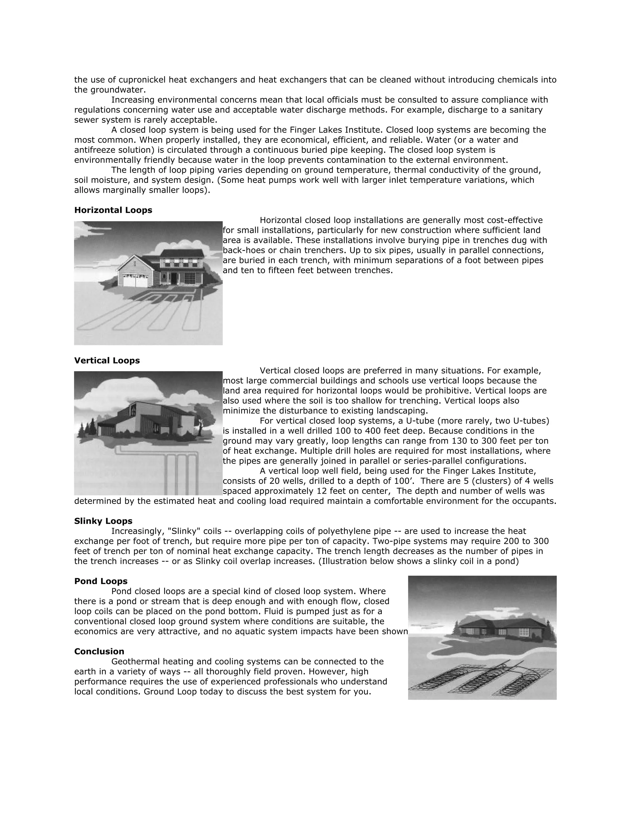 Geothermal heating & cooling | PDF