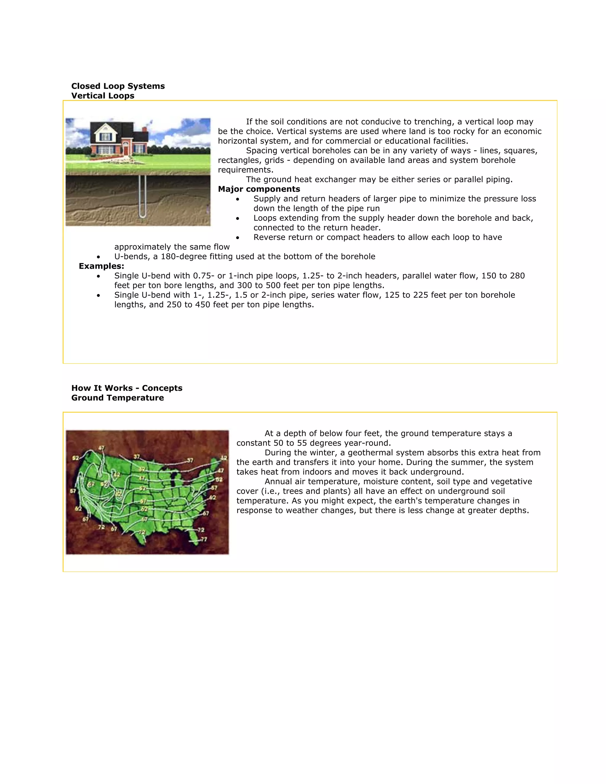 Geothermal heating & cooling | PDF